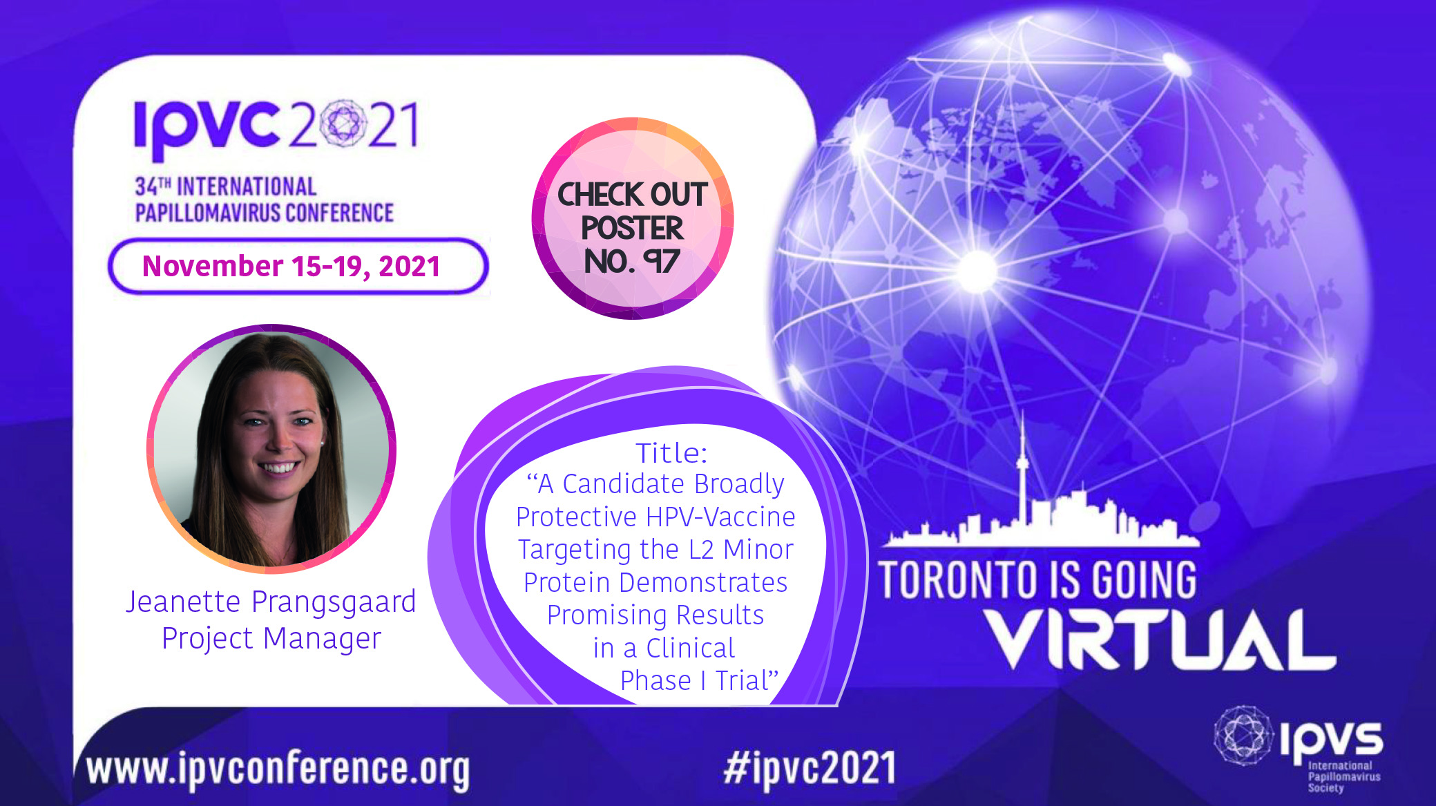 Jeanette presents E-poster at IPVC 2021 - 2A Pharma